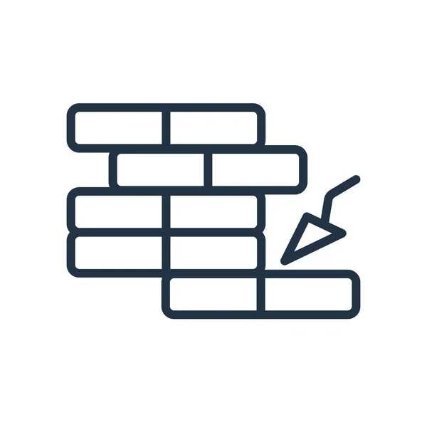 Brick Icon Vector Isolated White Background Brick Transparent Sign ...