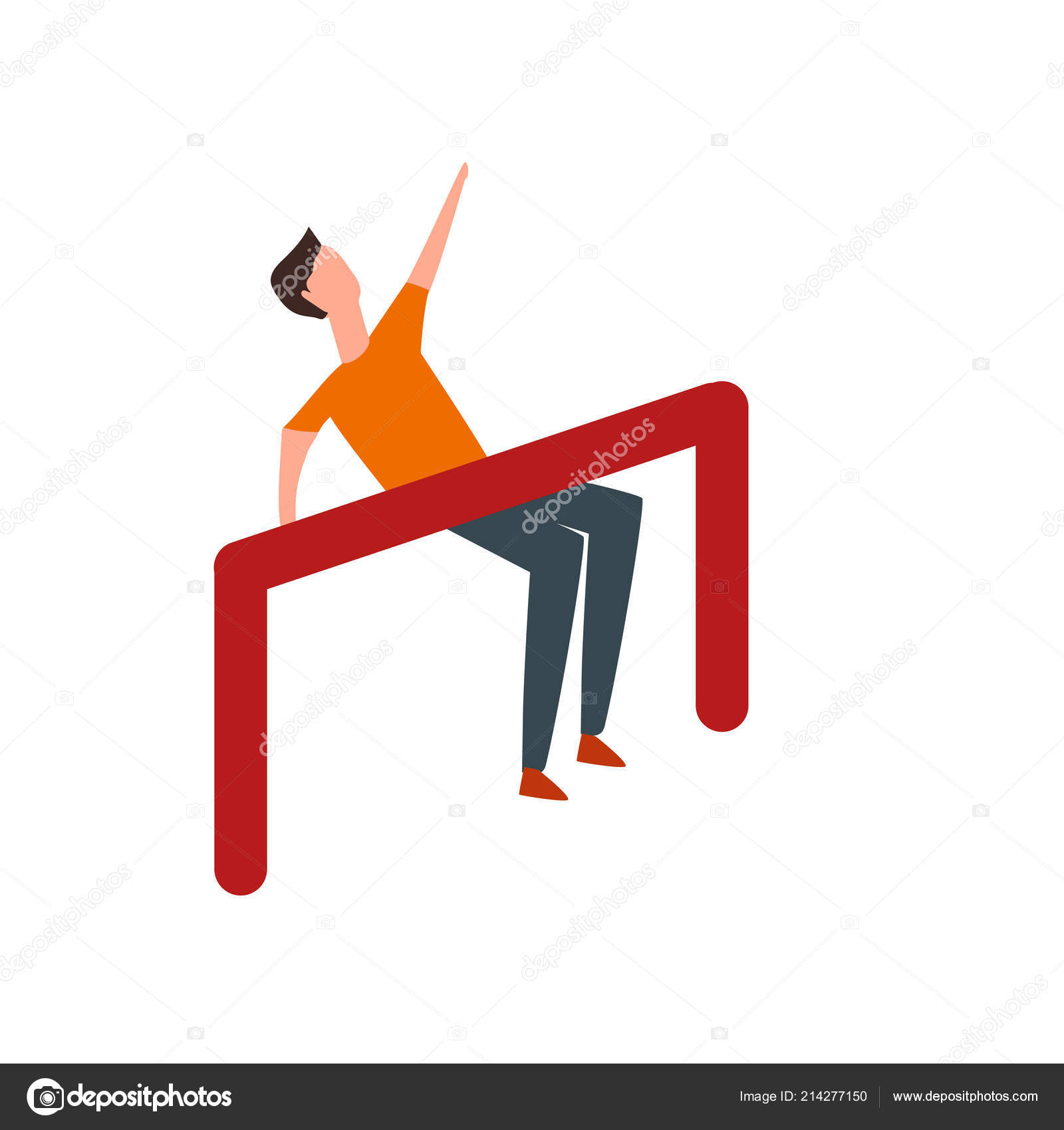 Limbo icon vector isolated on white background, Limbo sign , hum Stock ...