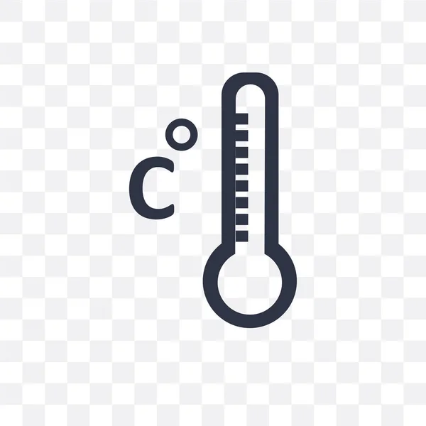 Temperature sensor vector icon isolated on transparent backgroun ⬇ ...