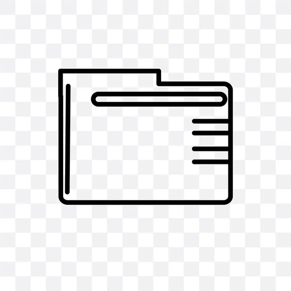 Account Vector Linear Icon Isolated Transparent Background Account ...