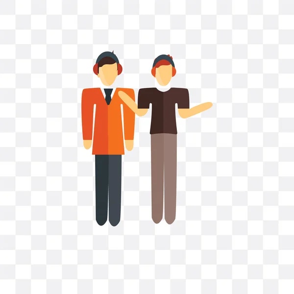 Conversation vector icon isolated on transparent background, Con Stock ...