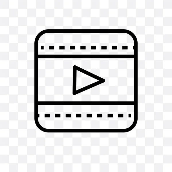Play Button Vector Linear Icon Isolated Transparent Background Play ... Play Button Vector Linear Icon Isolated Transparent Background Play ...