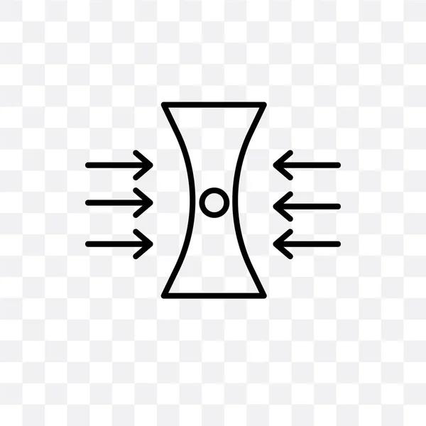 Funneling Data Vector Linear Icon Isolated Transparent Background ...