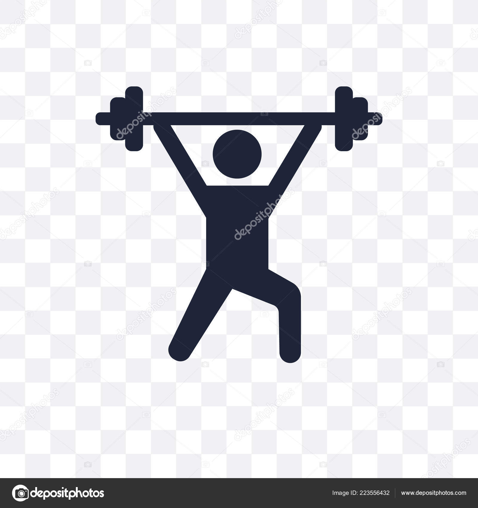 Weightlifting Transparent Icon Weightlifting Symbol Design Gym Fitness ...