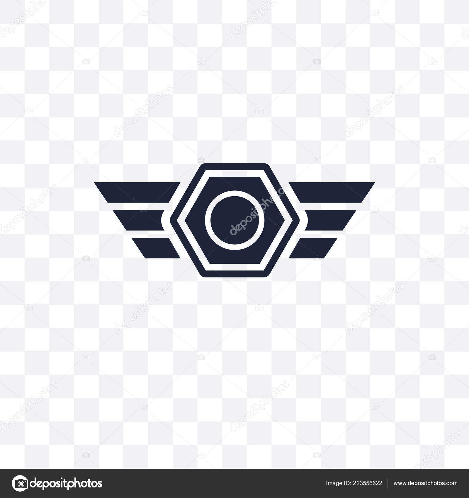 Insignia Transparent Icon Insignia Symbol Design Army Collection Stock ...