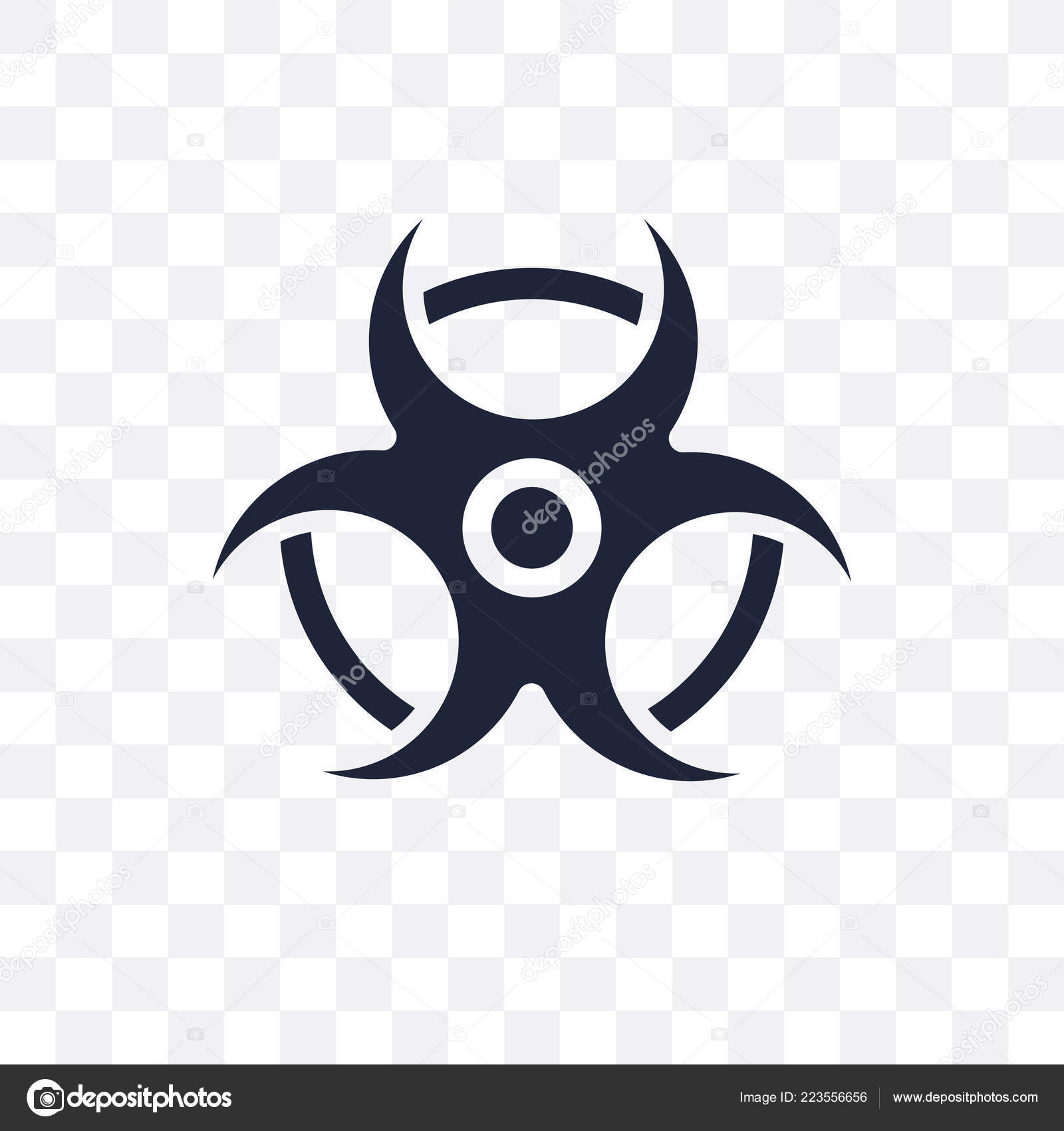 Radiation Transparent Icon Radiation Symbol Design Army Collection ...