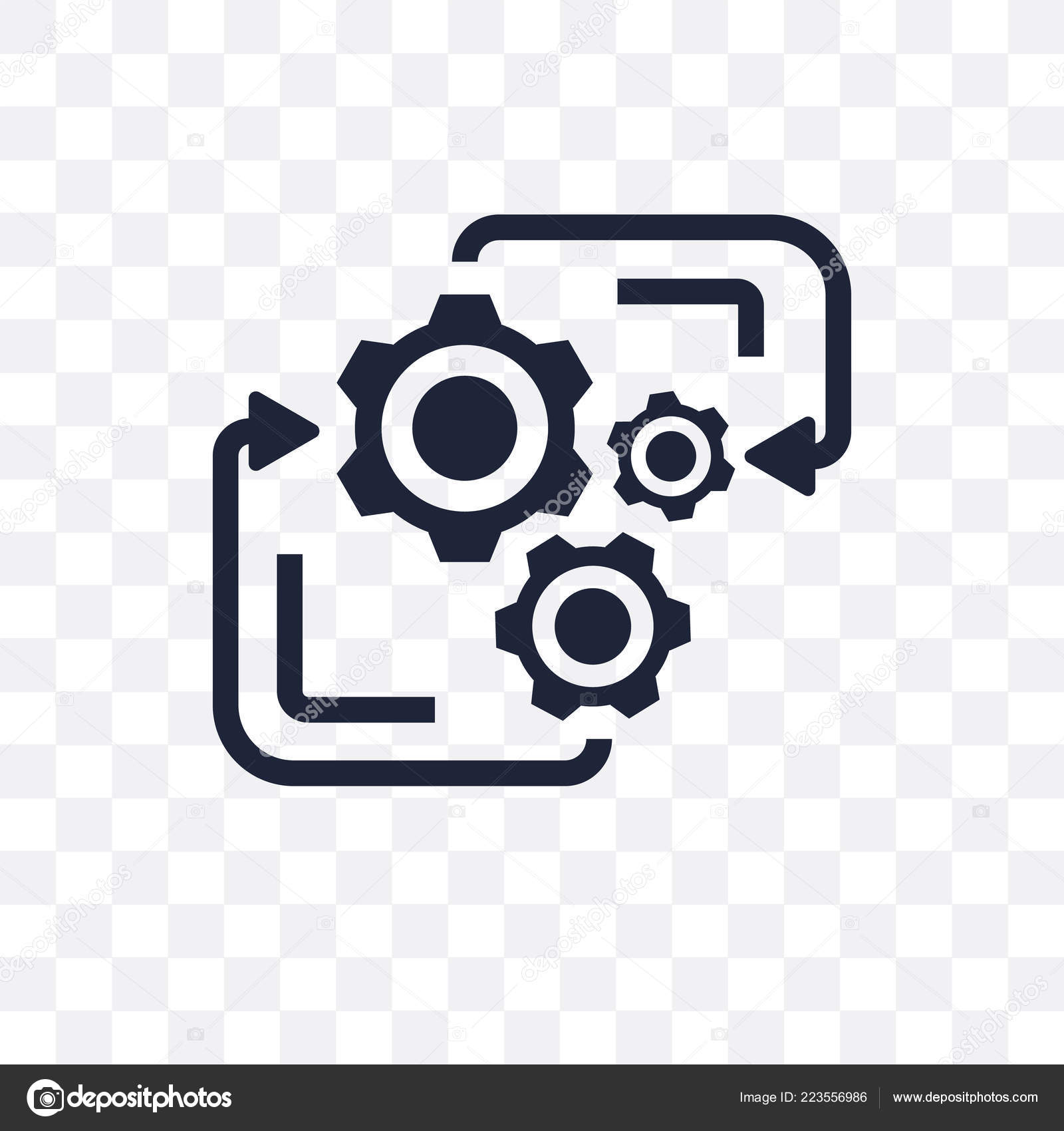 Processing Transparent Icon Processing Symbol Design Artificial ...