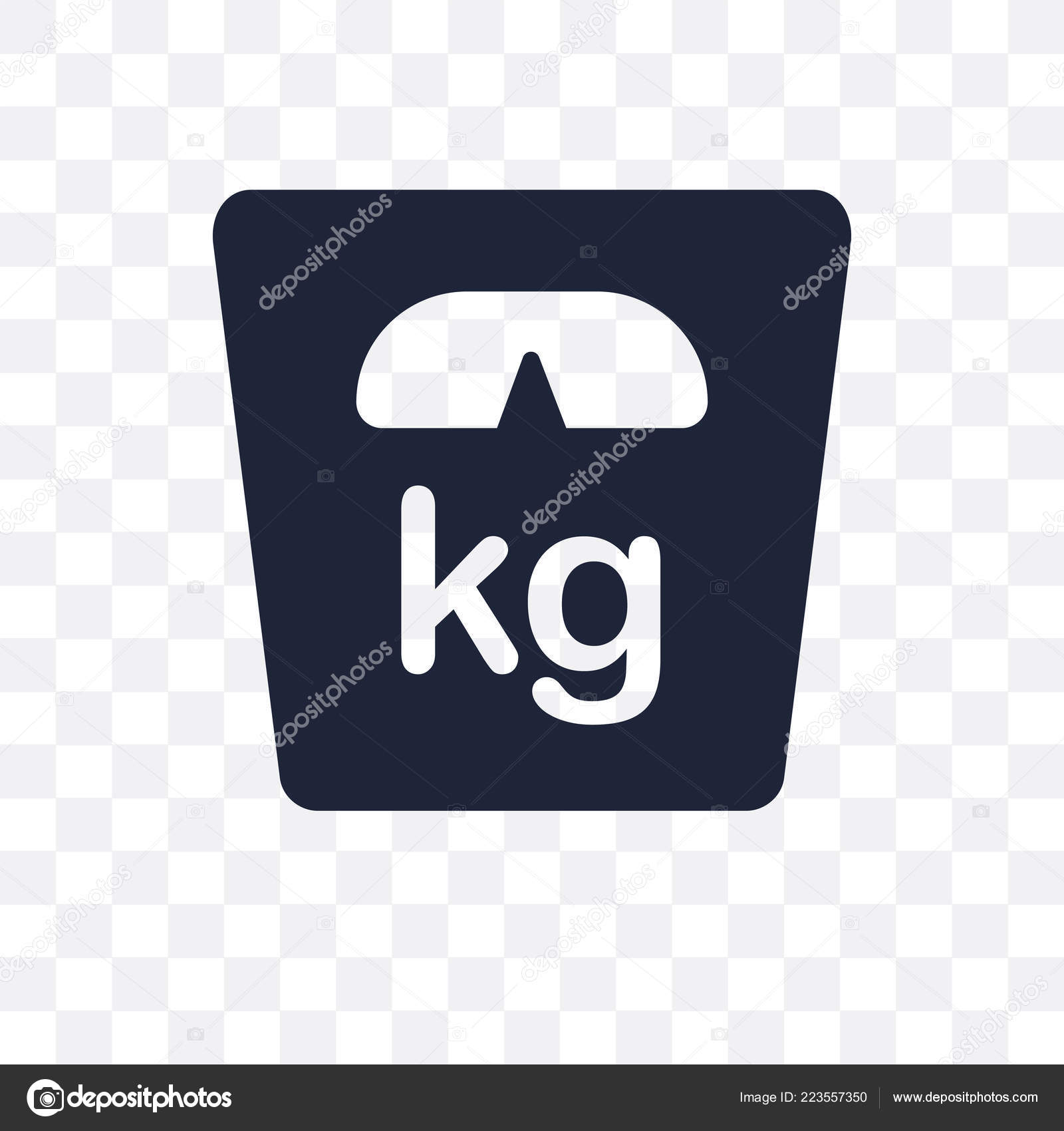 Peso Icono Transparente Diseño Símbolo Peso Entrega Colección Logística ...