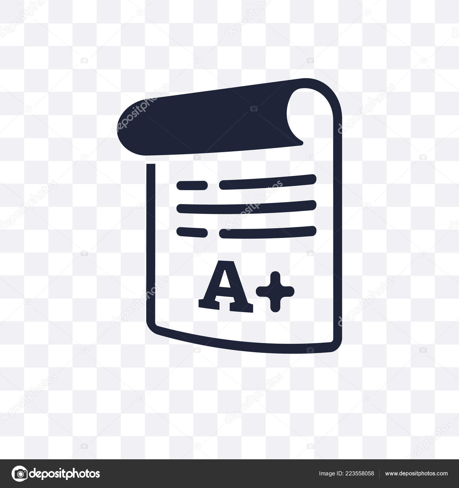 Graus Ícone Transparente Design Símbolos Notas Coleção Aprendizagem ...