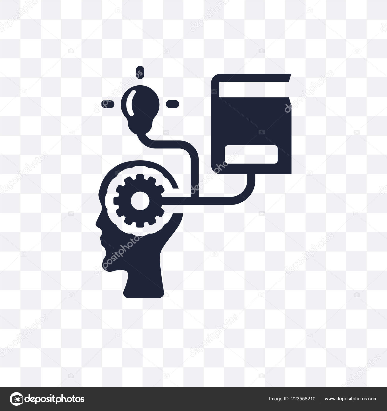 Self Learning Transparent Icon Self Learning Symbol Design Education ...