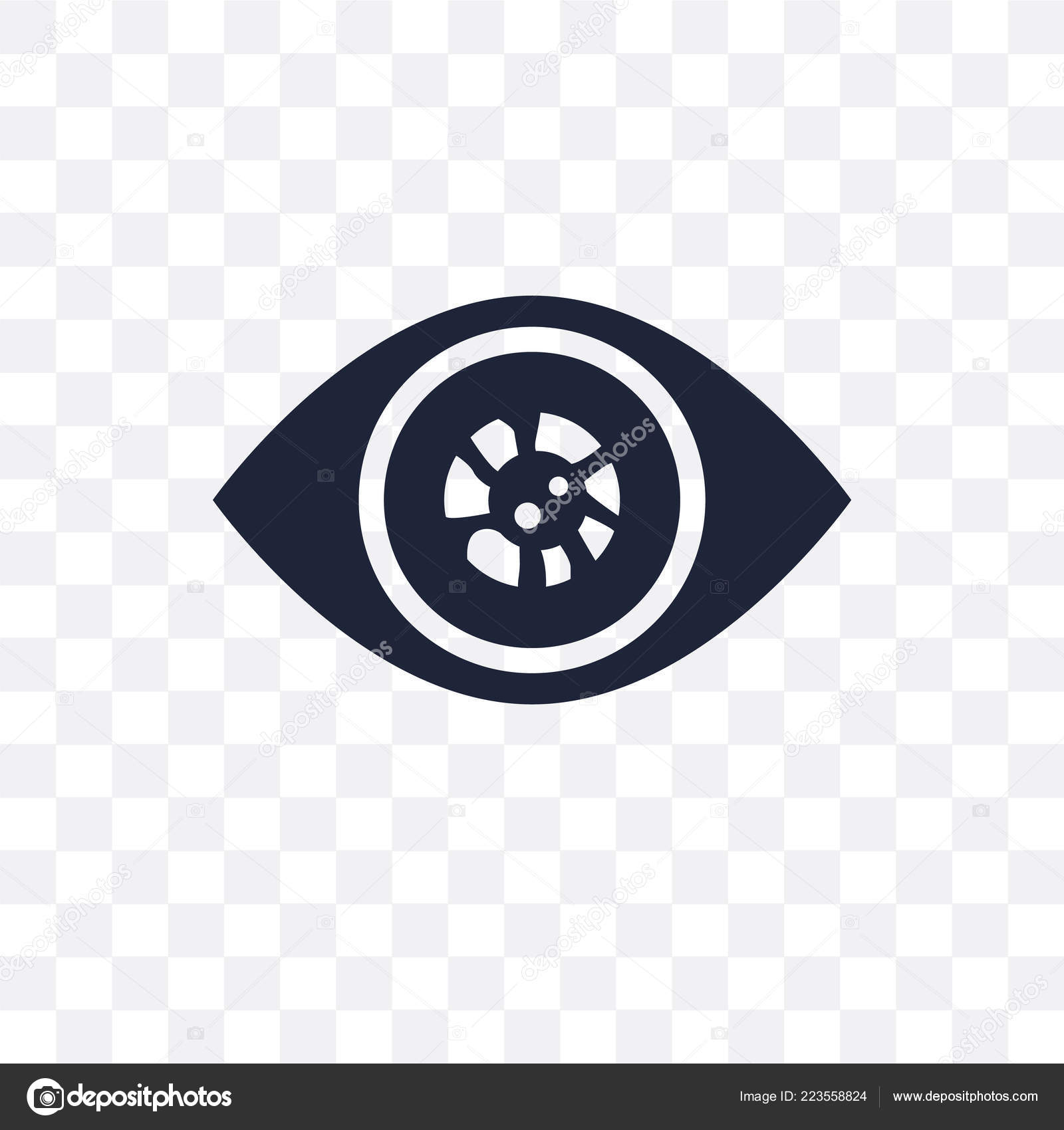 Eye Variant Enlarged Pupil Transparent Icon Eye Variant Enlarged Pupil ...