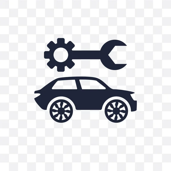 Vehicle Repair Vector Linear Icon Isolated Transparent Background ...