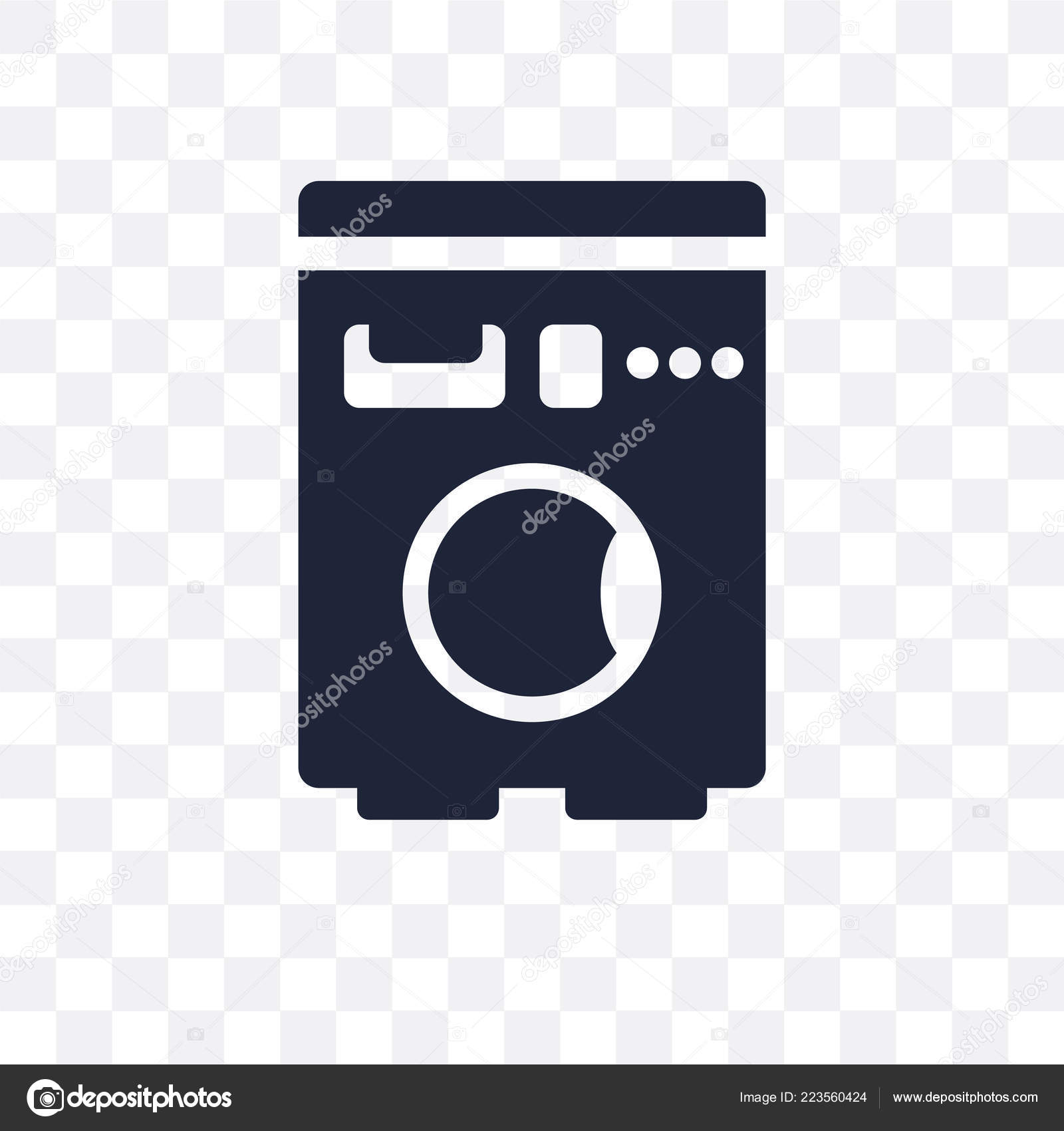 Washing Machine Transparent Icon Washing Machine Symbol Design ...