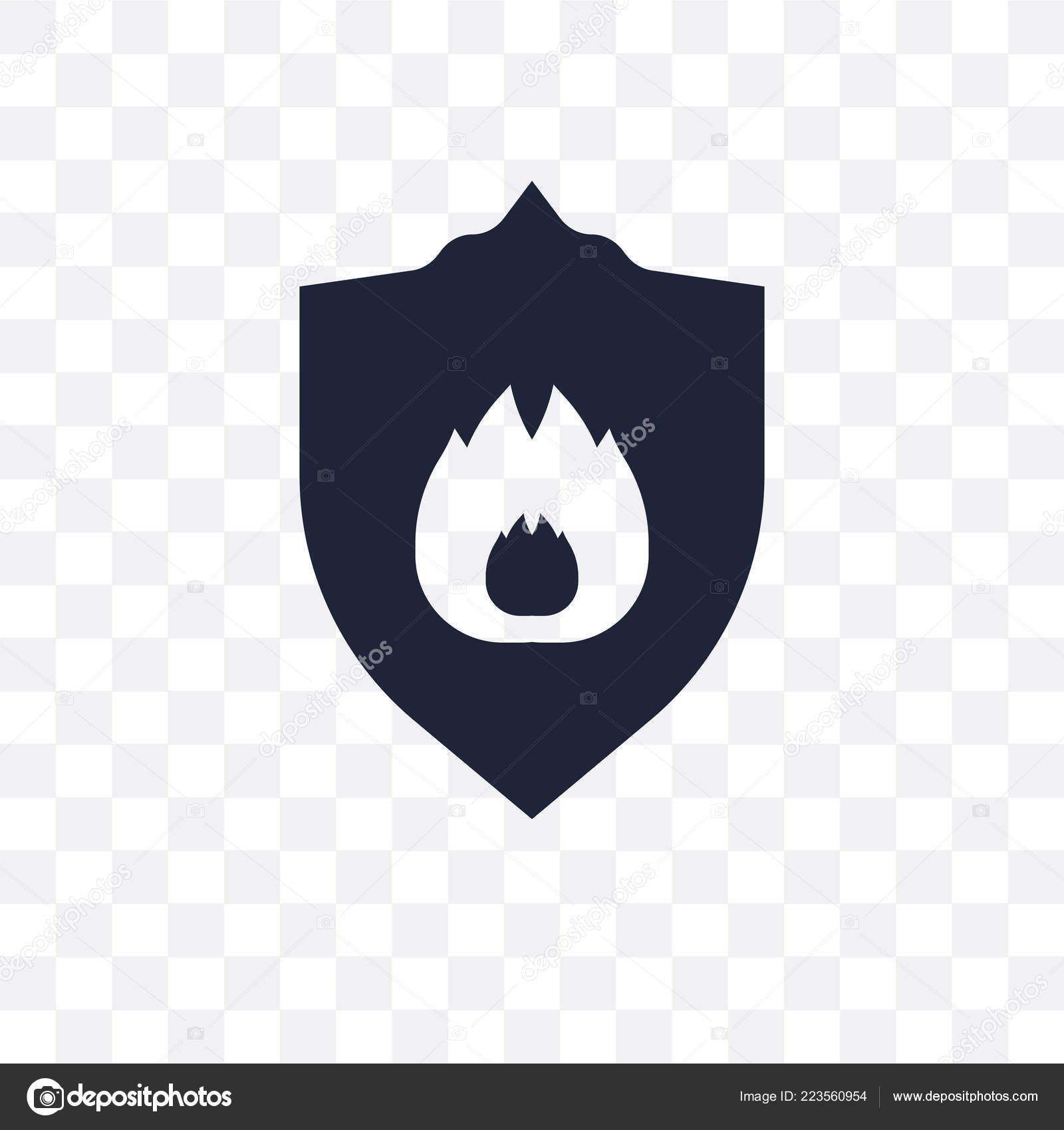 Blue Firewall Icon