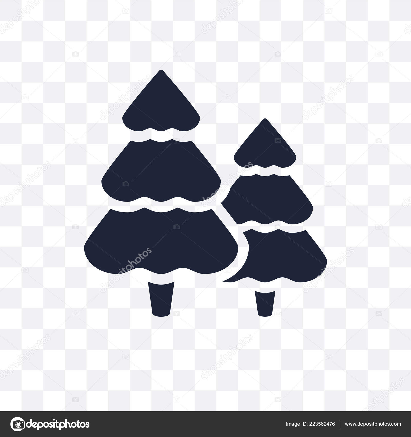 Forest Transparent Icon Forest Symbol Design Nature Collection Simple ...