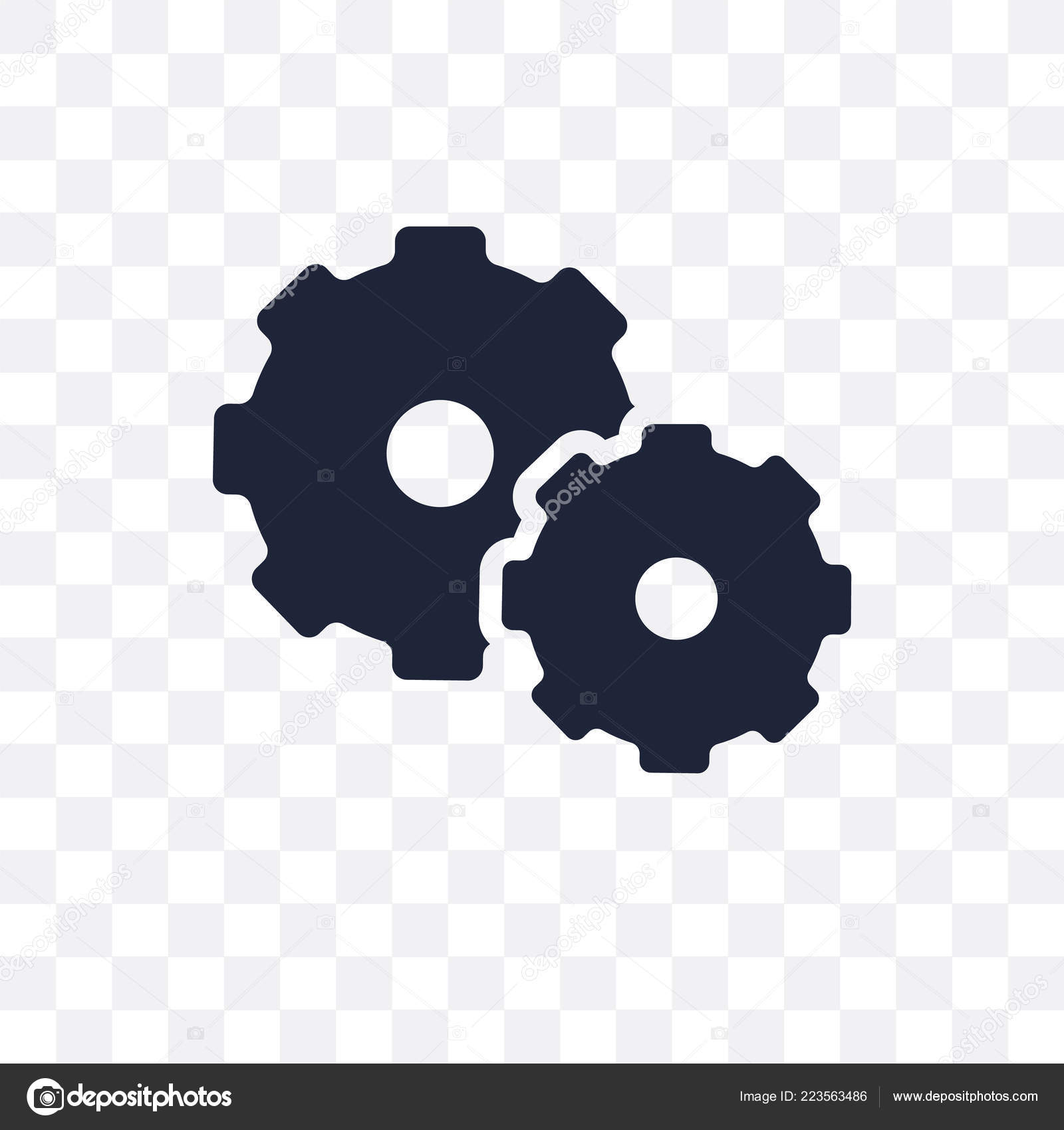 Cogwheel Transparent Icon Cogwheel Symbol Design Programming Collection ...