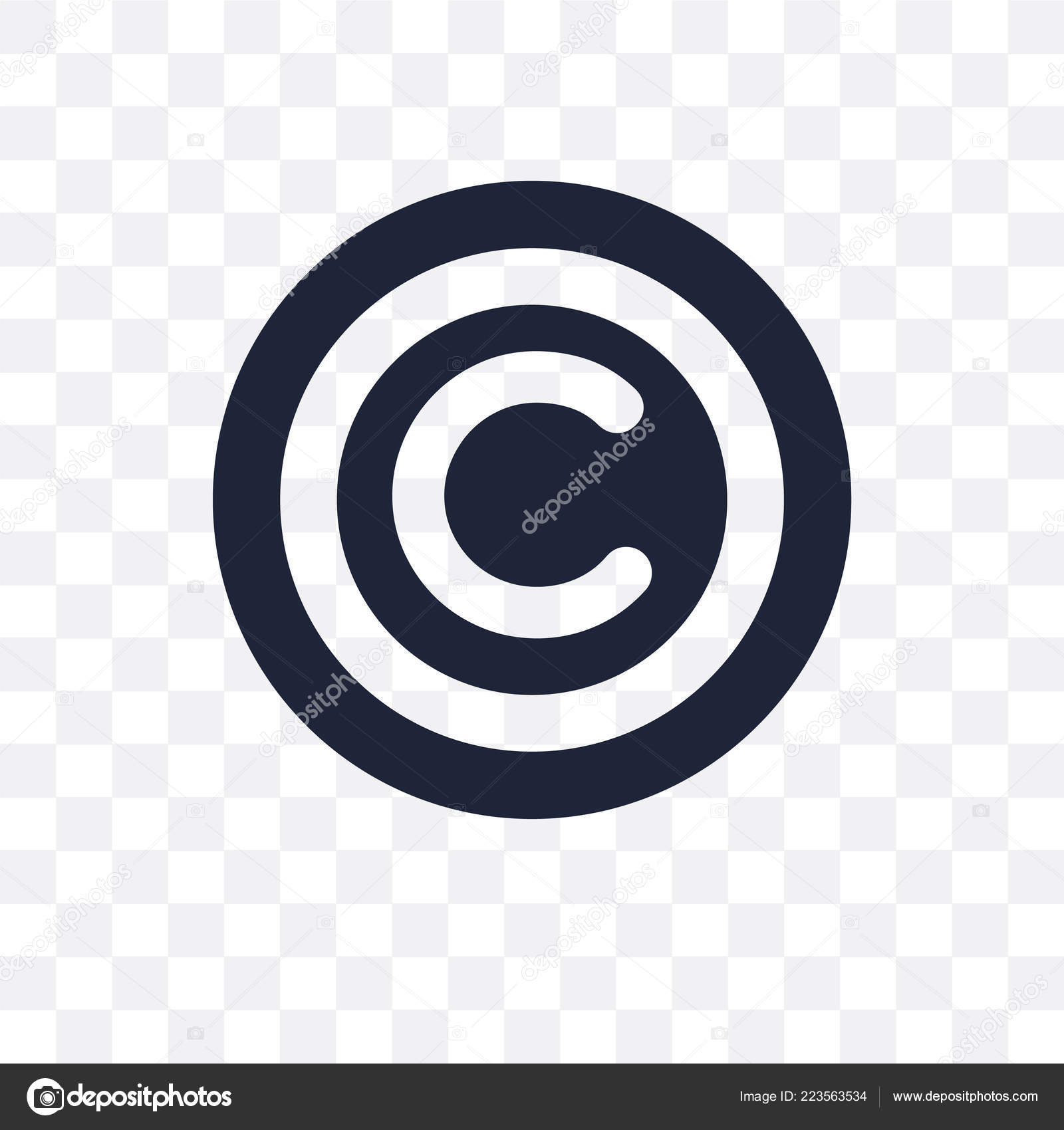 Transparent Copyright Symbol