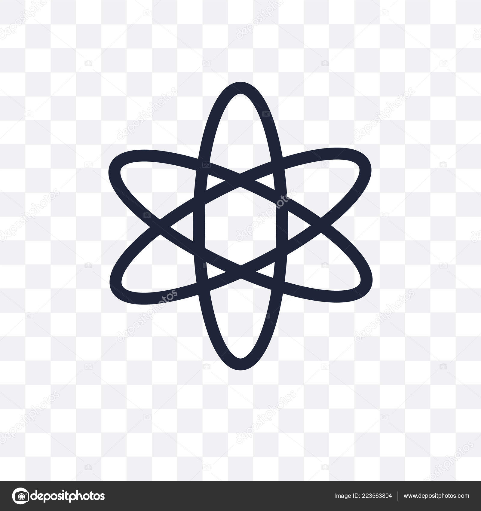 Simbolo De Fisica Vetorial Agnosticismo Ícone Transparente Design