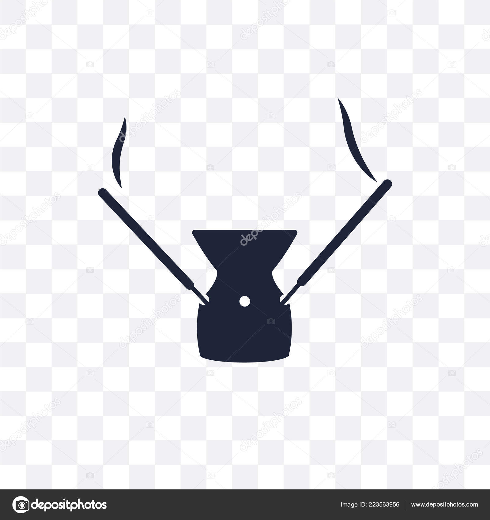 Incense Transparent Icon Incense Symbol Design Religion Collection ...