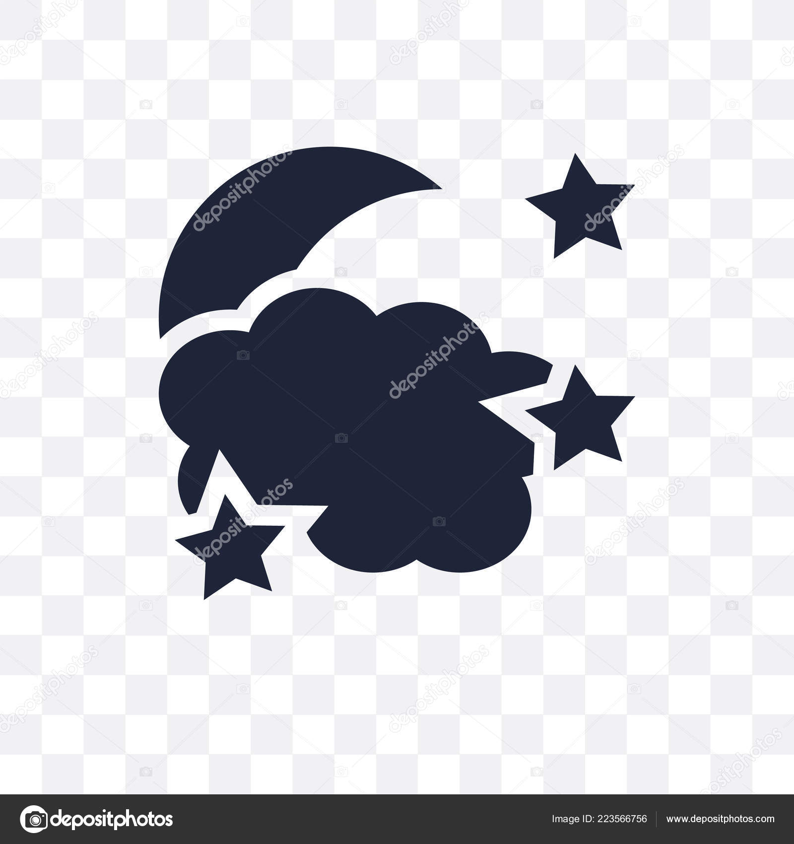 Starry Night Transparent Icon Starry Night Symbol Design Weather ...