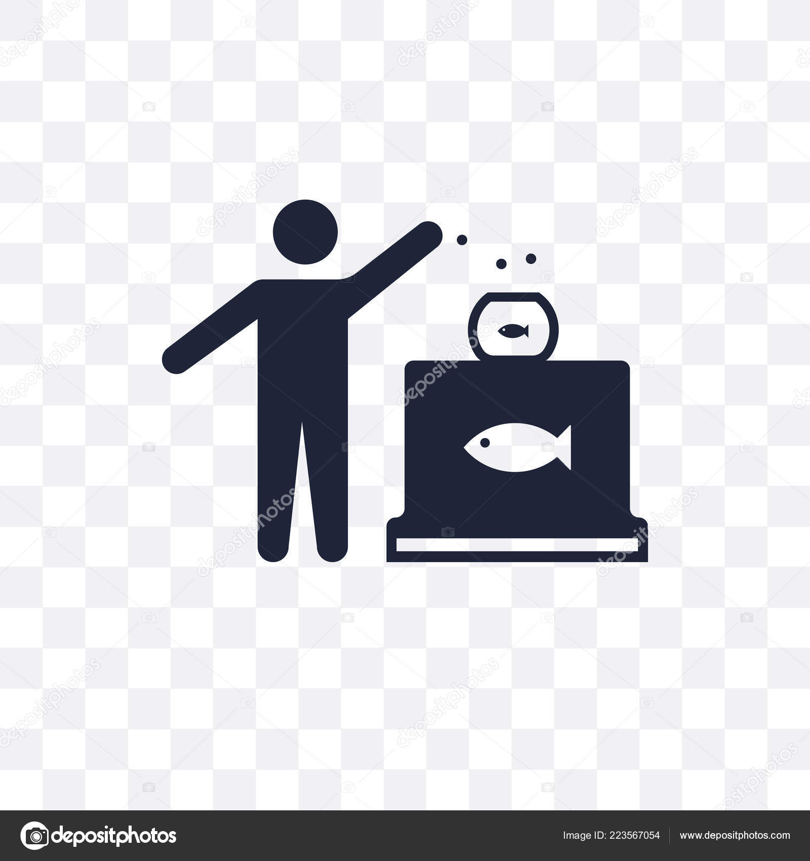 Fish Bowl Transparent Icon Fish Bowl Symbol Design Activity Hobbies ...