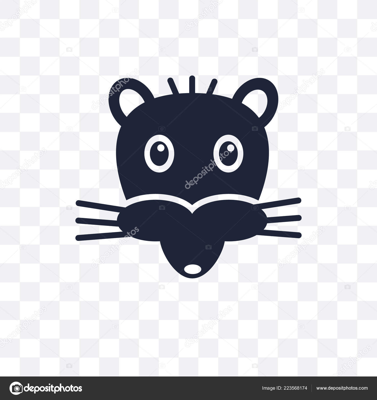 Rat Transparent Icon Rat Symbol Design Animals Collection Simple ...