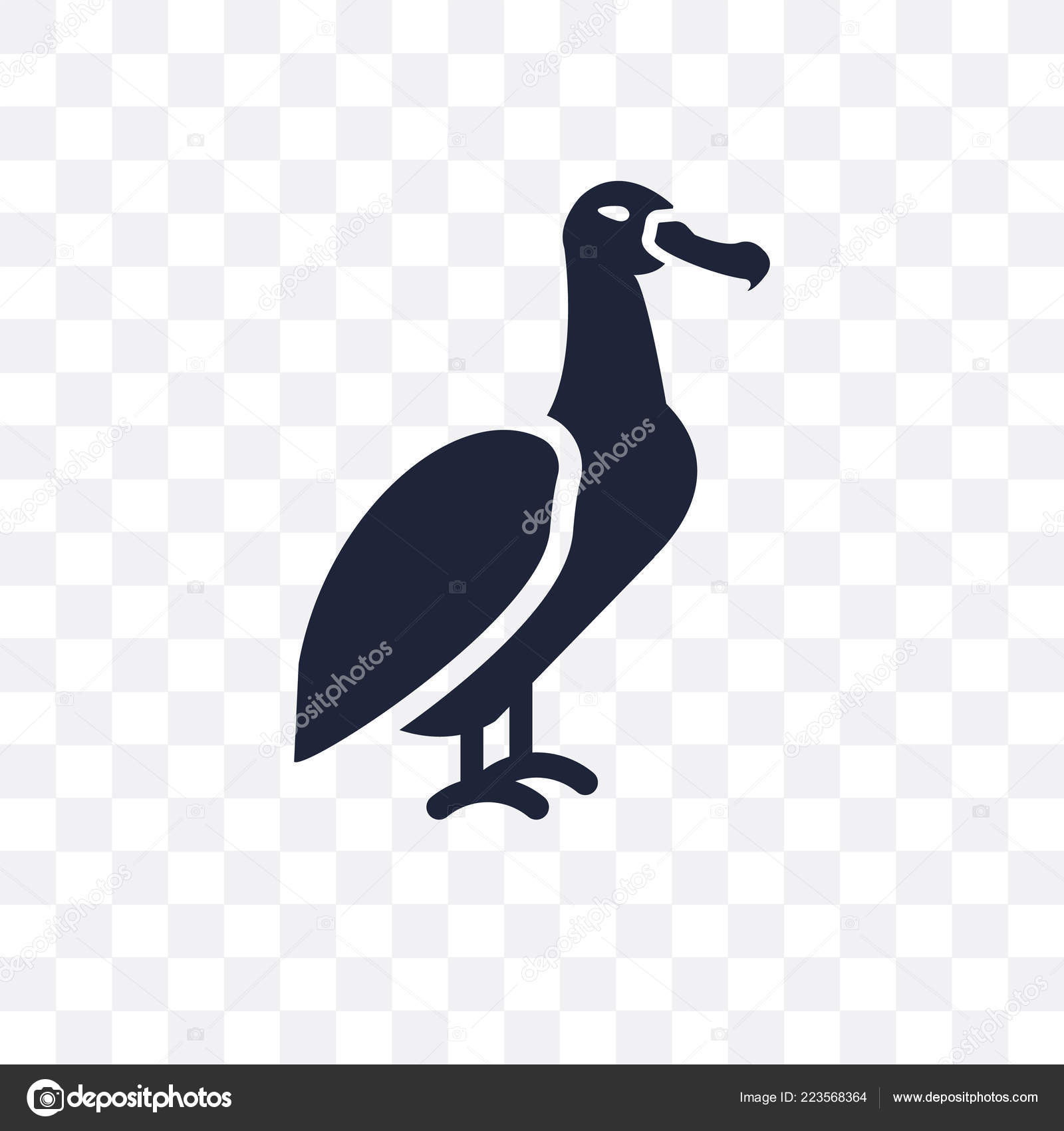 Albatross Transparent Icon Albatross Symbol Design Animals Collection ...