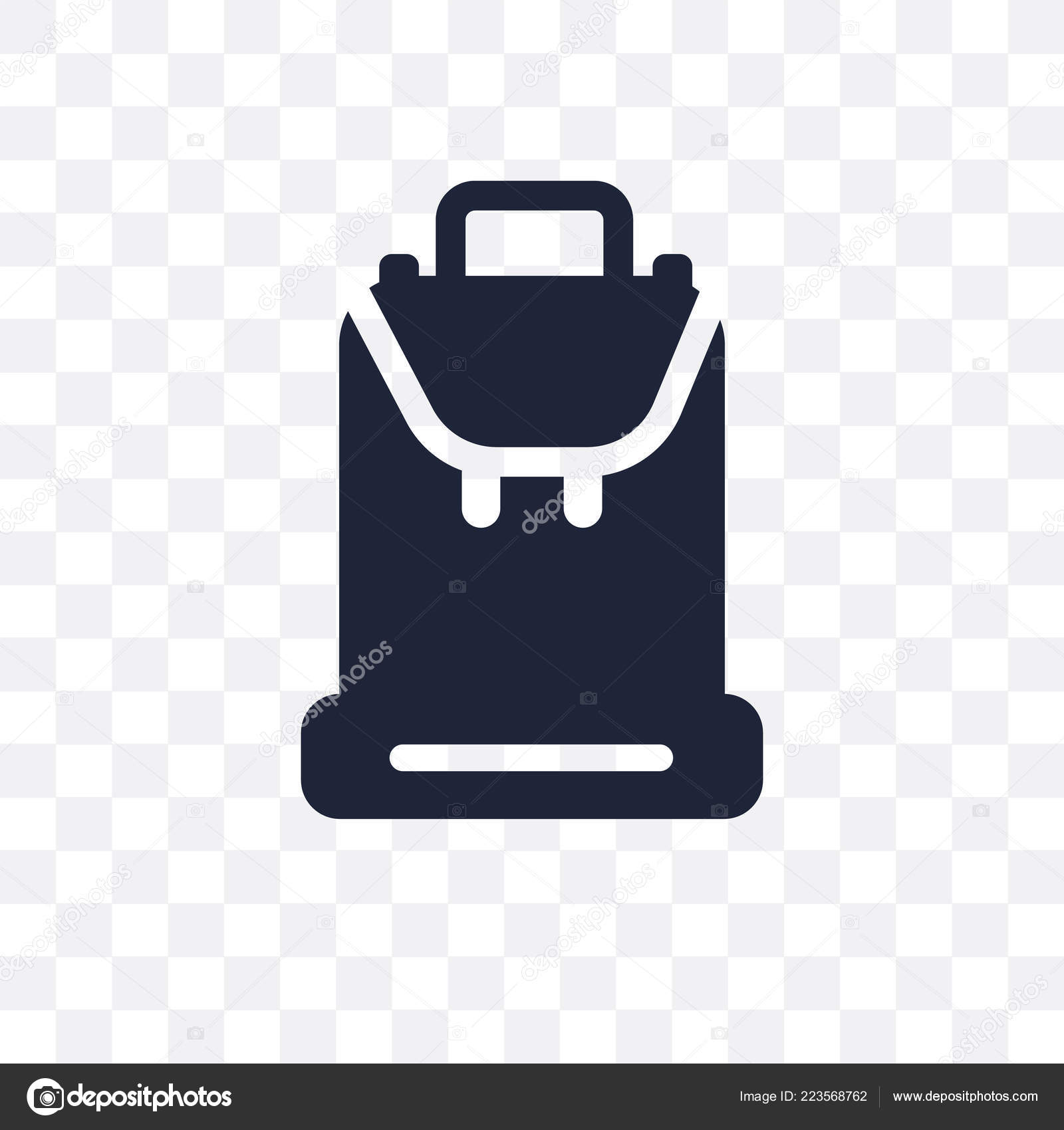 Backpacking Transparent Icon Backpacking Symbol Design Architecture ...