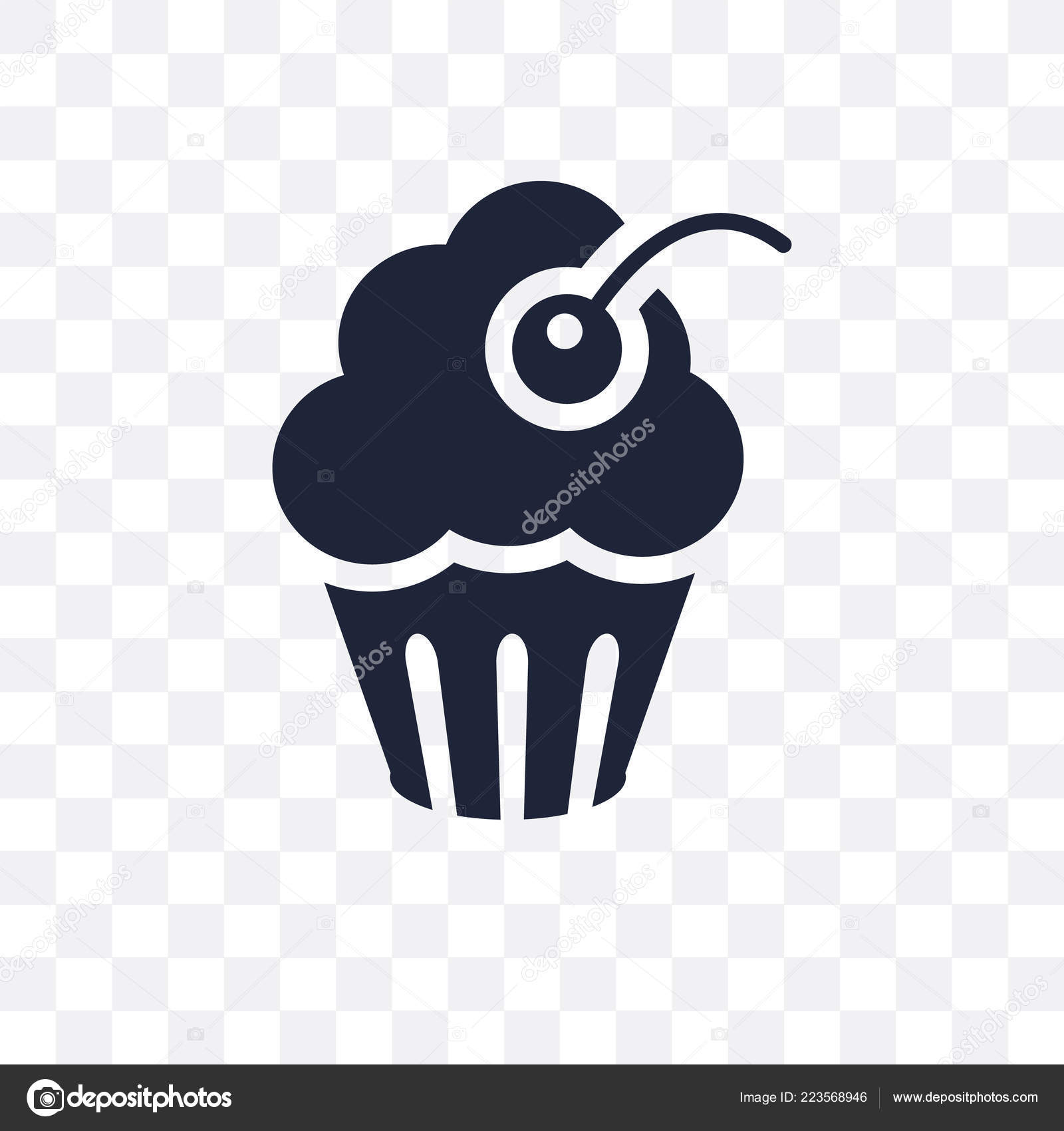 Cupcake Transparent Icon Cupcake Symbol Design Birthday Party ...