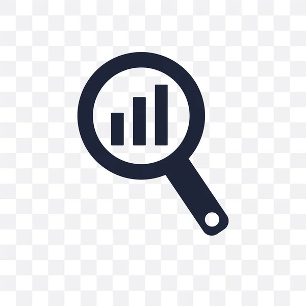 Analytics vector icon isolated on transparent background, Analyt Stock ...