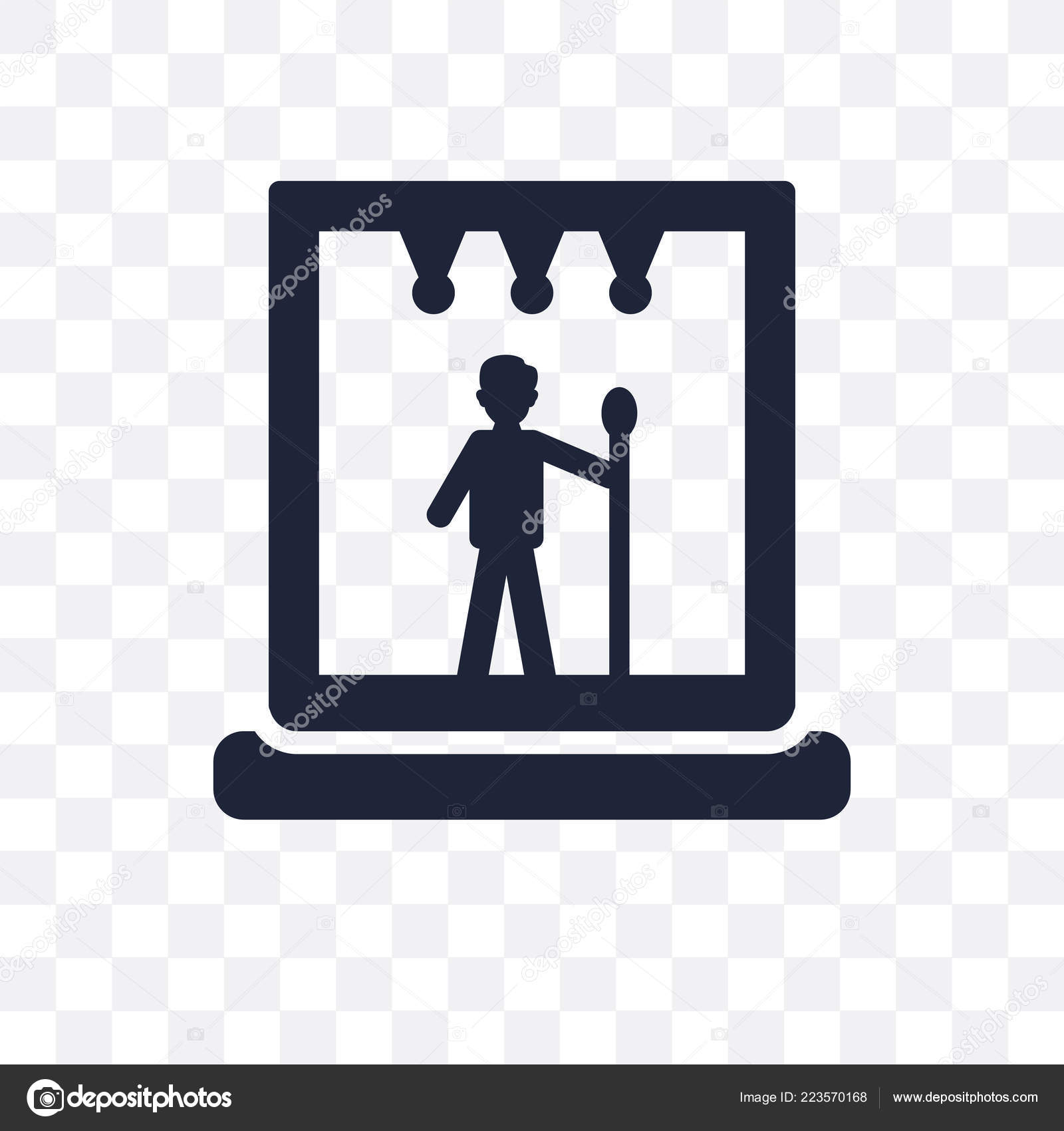 Stage Transparent Icon Stage Symbol Design Cinema Collection Simple ...