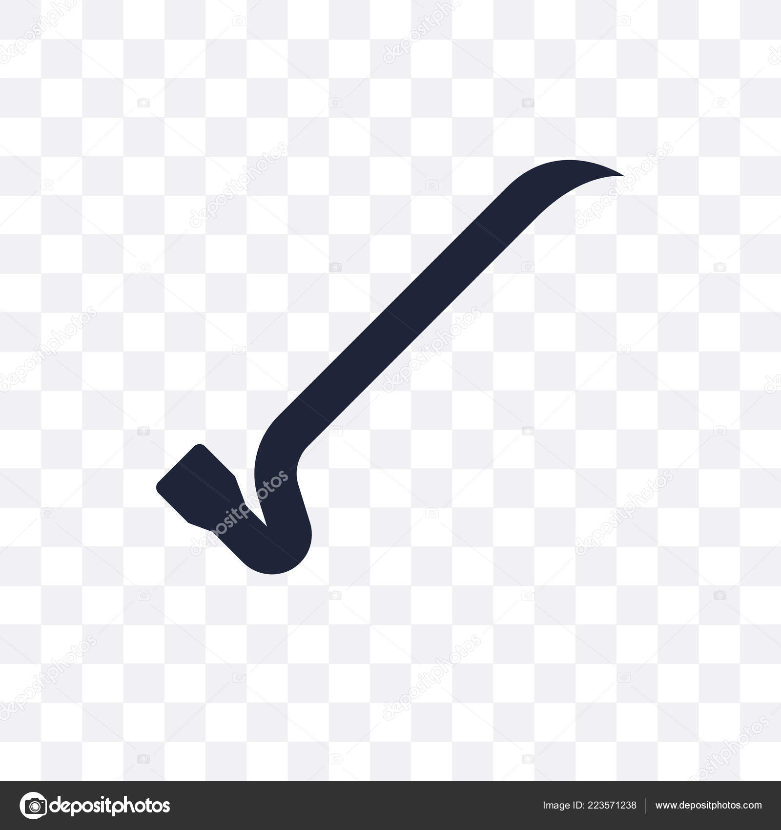 Crowbar Transparent Icon Crowbar Symbol Design Construction Collection ...