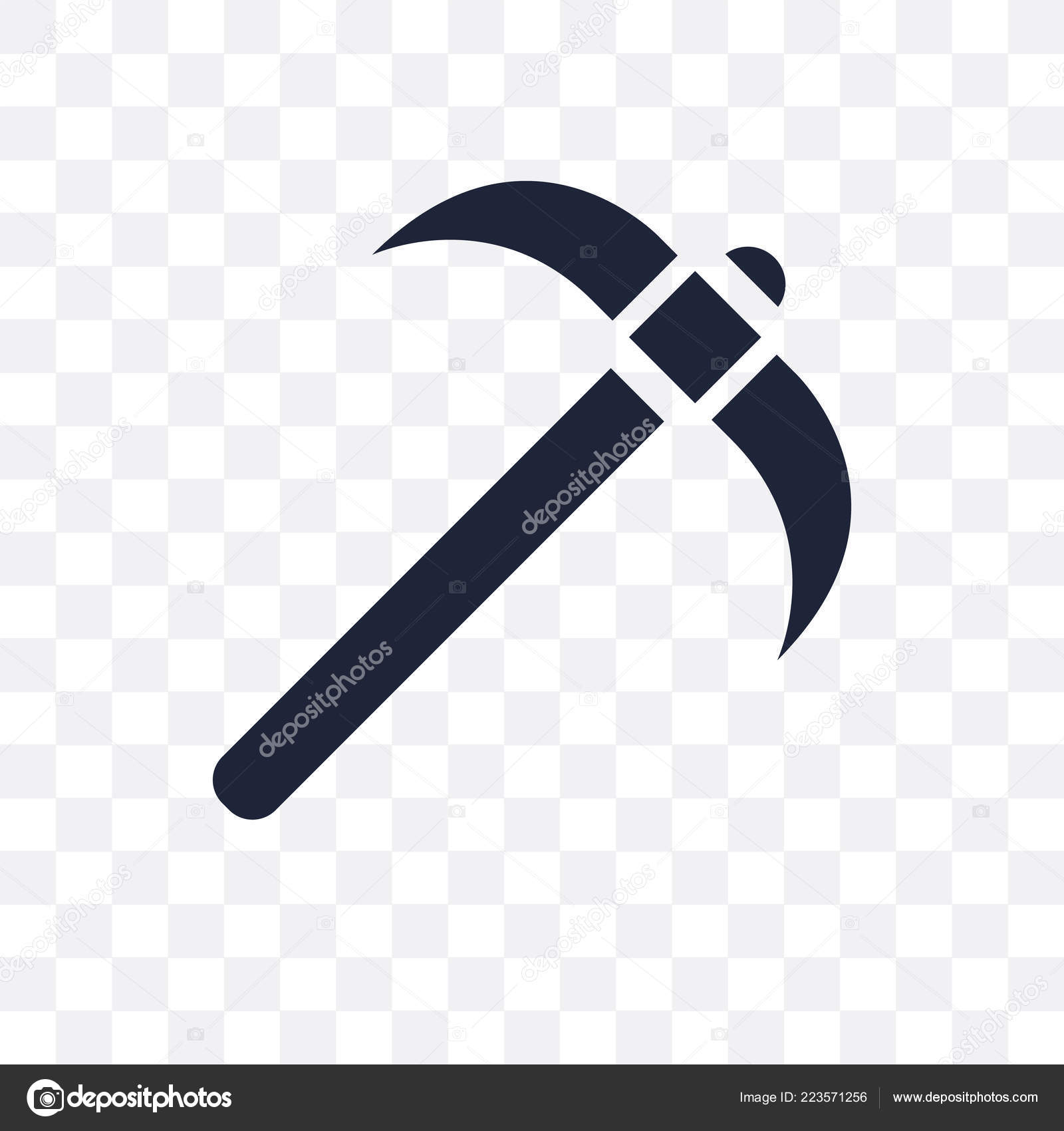 Pick Axe Transparent Icon Pick Axe Symbol Design Construction ...