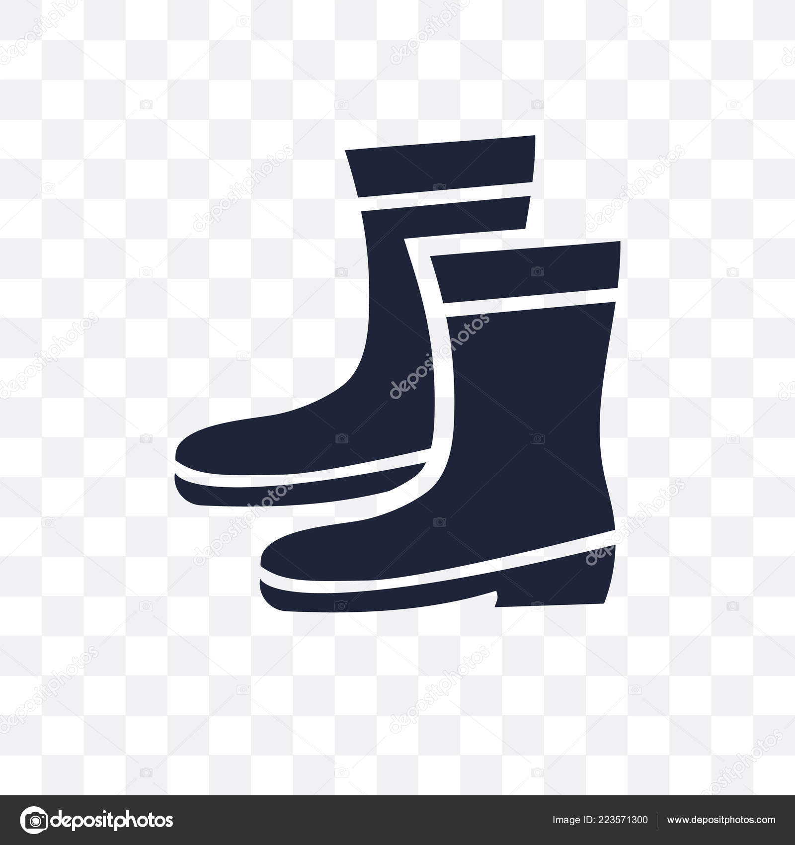 Rubber Boots Transparent Icon Rubber Boots Symbol Design Construction ...