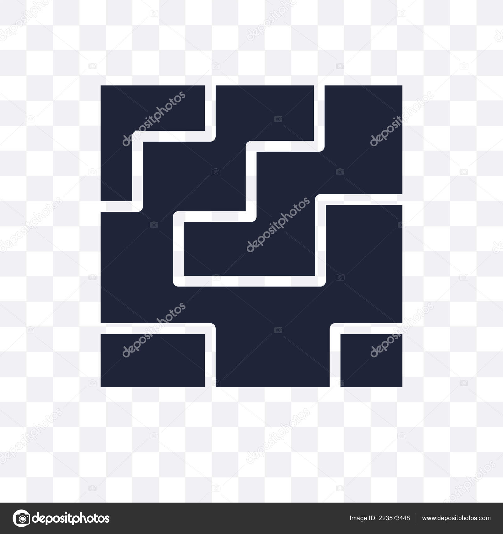 Labyrinth Transparent Icon Labyrinth Symbol Design Circus Collection ...