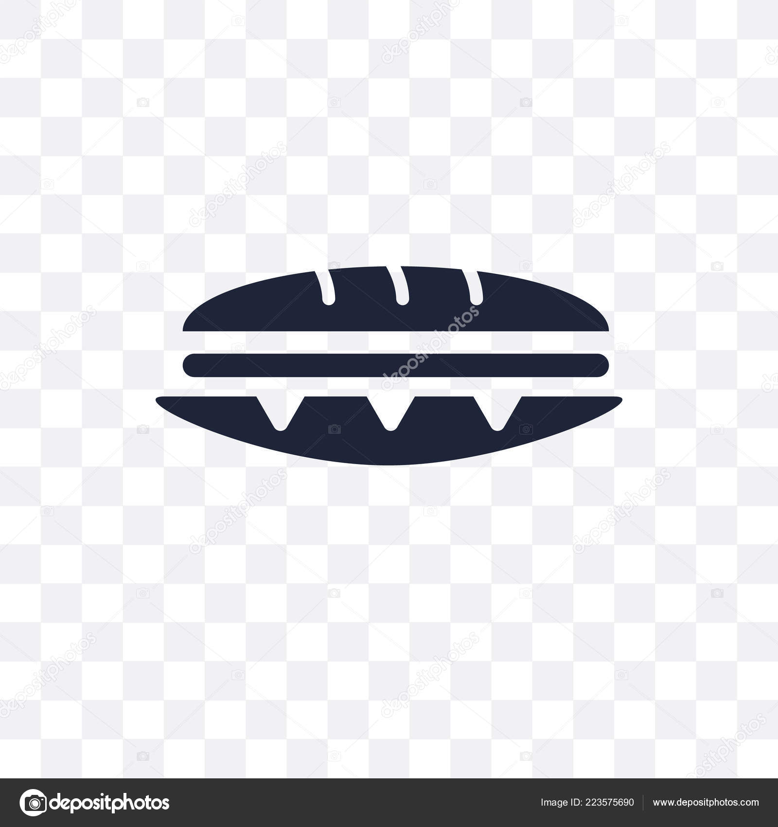Sandwich Transparent Icon Sandwich Symbol Design Restaurant Collection ...