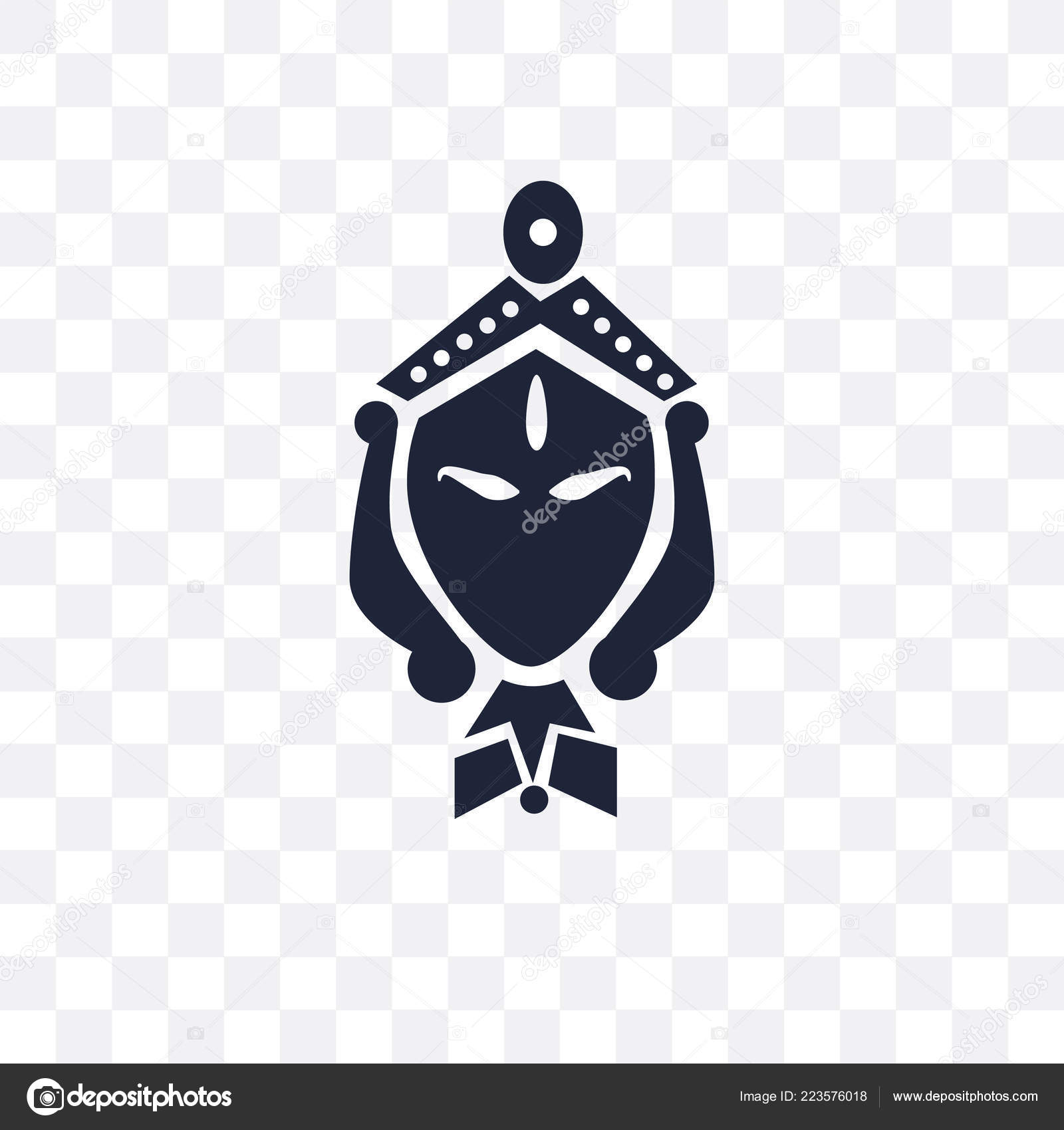 Durga Puja Transparent Icon Durga Puja Symbol Design India Collection ...