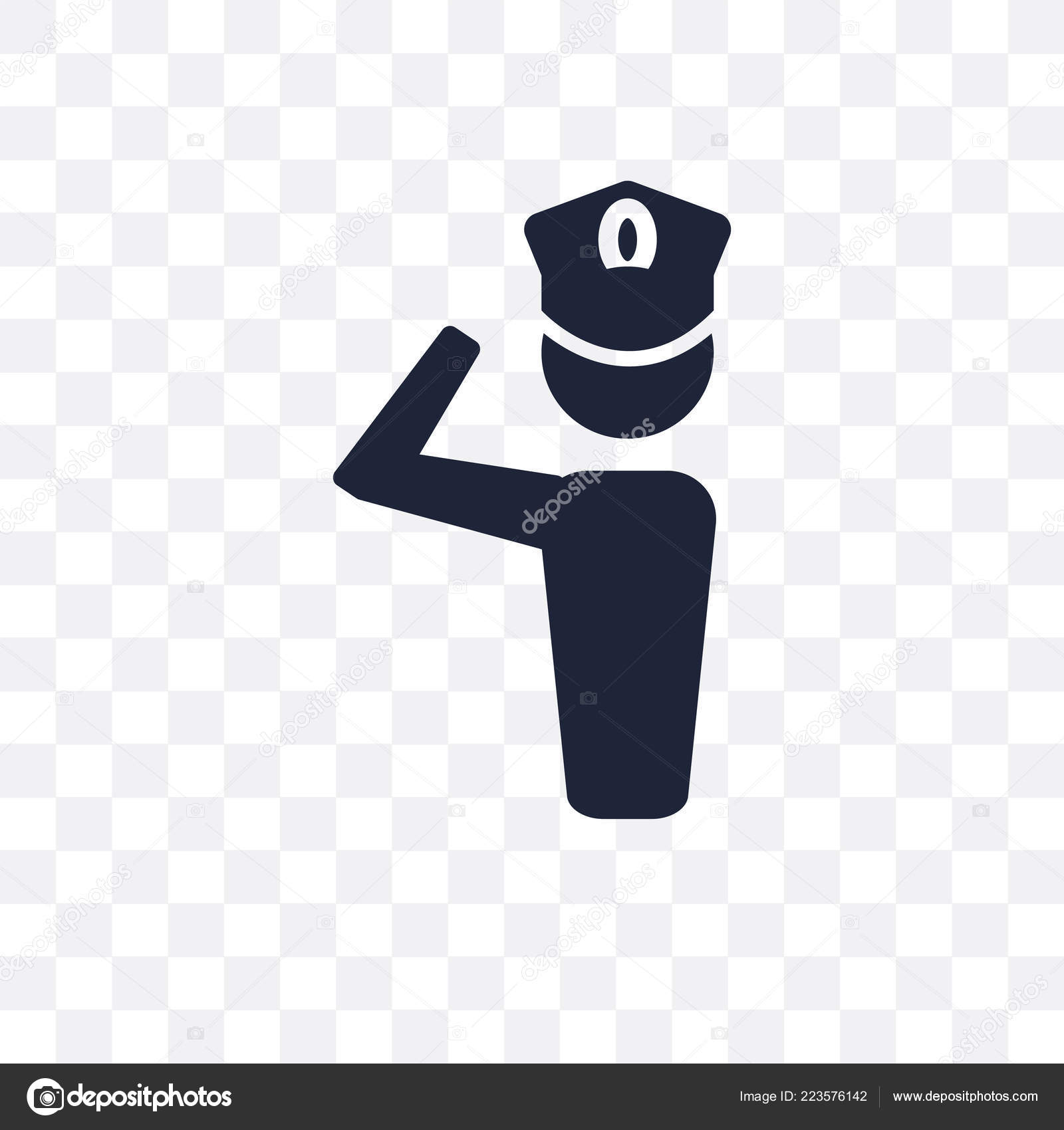 Capitão Ícone Transparente Capitão Design Símbolo Coleção Profissões ...