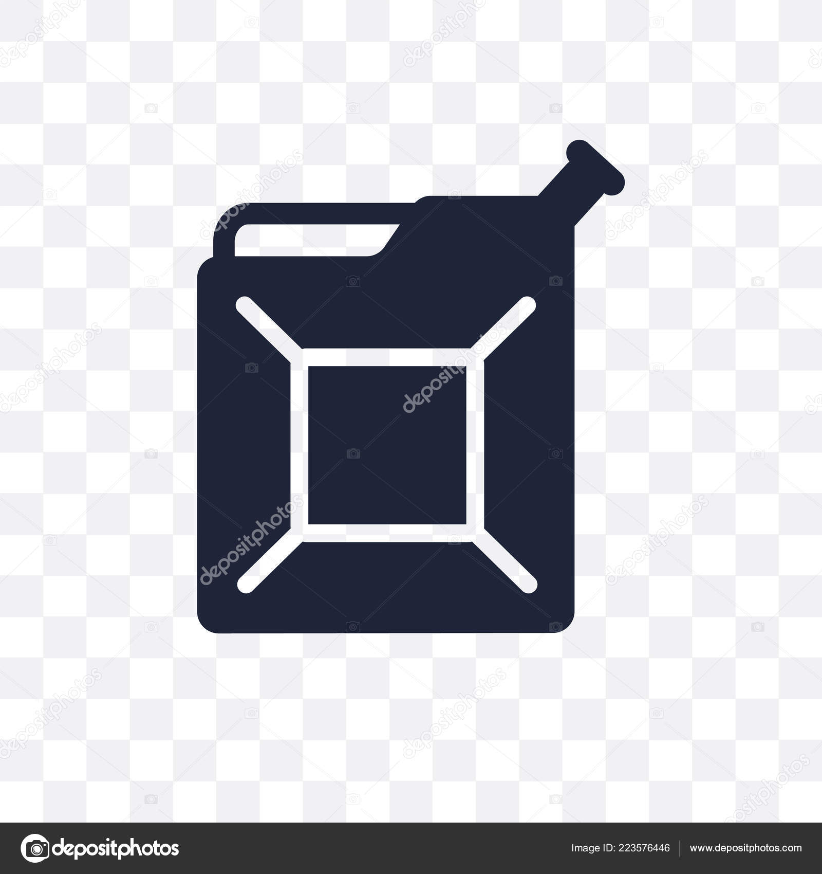 Jerrycan Transparent Icon Jerrycan Symbol Design Industry Collection ...