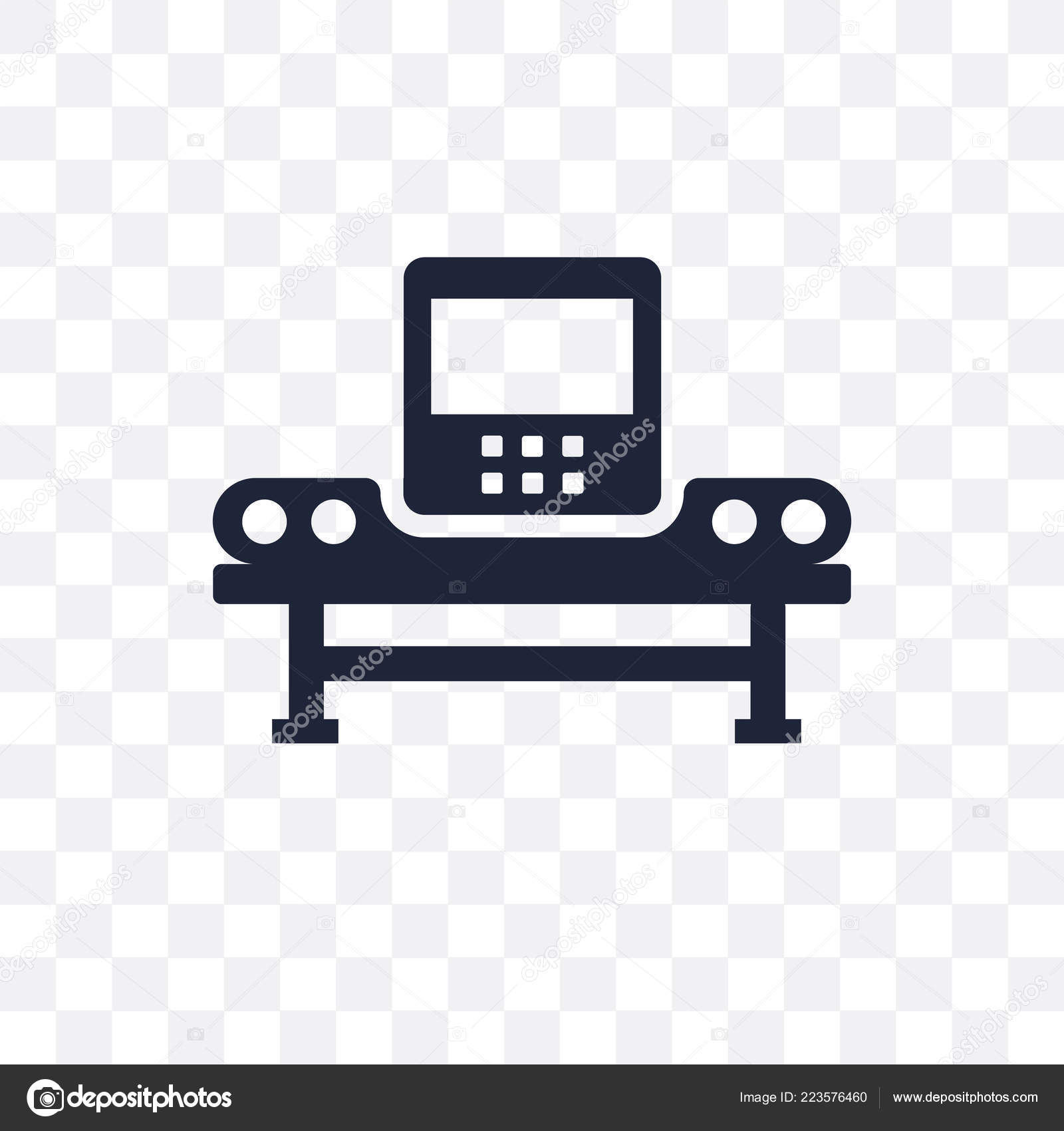 Ícone Transparente Máquina Projeto Símbolo Máquina Coleção Indústria ...