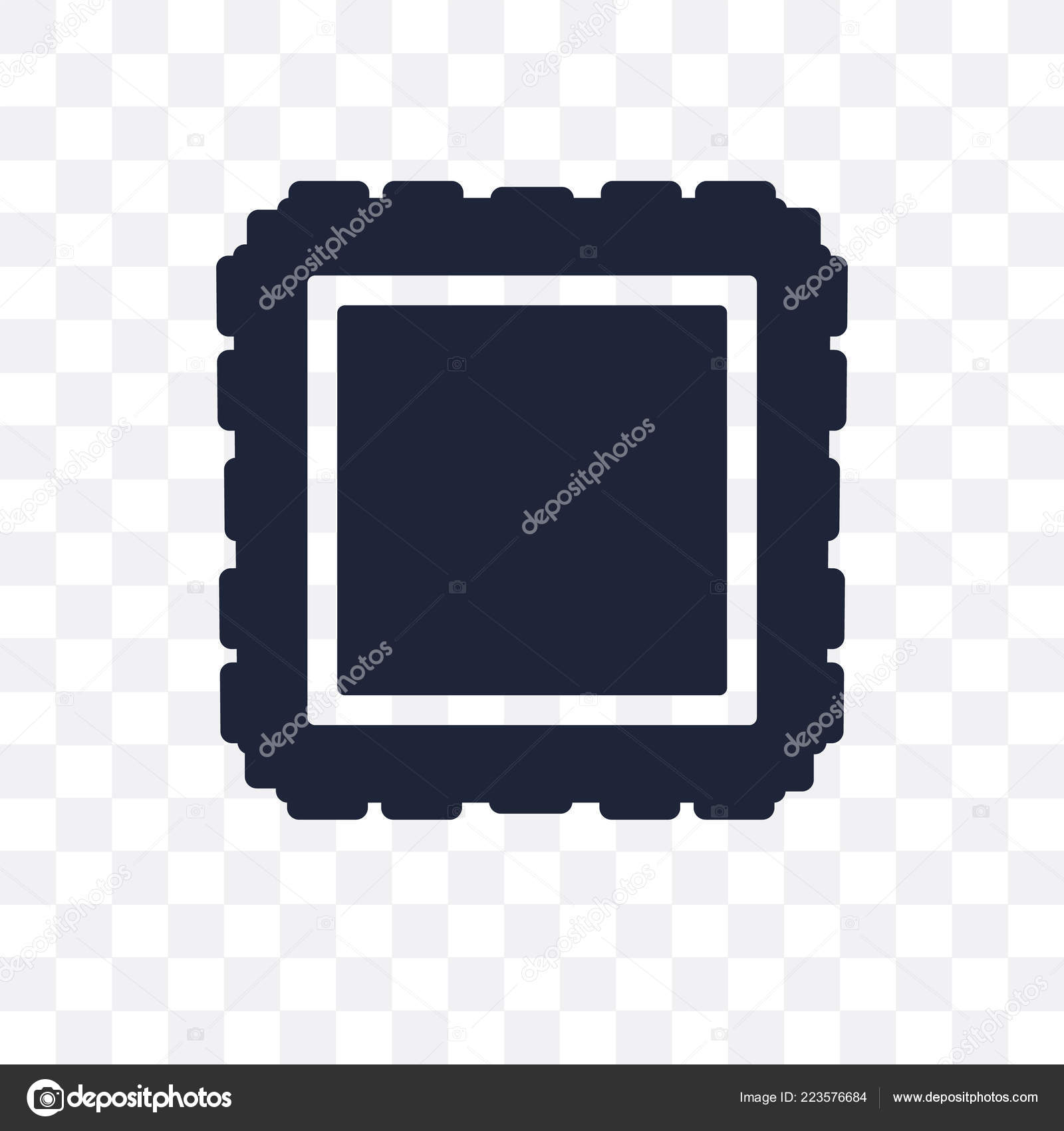 Frame Transparent Icon Frame Symbol Design Museum Collection Simple ...