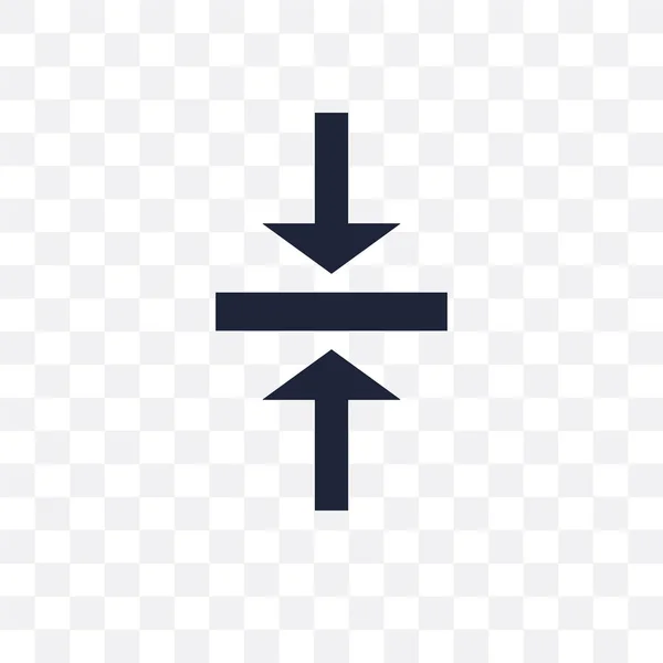 Vertical Alignment Vector Linear Icon Isolated Transparent Background ...