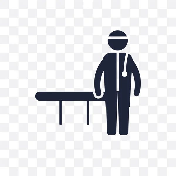 Physician Assistant Vector Linear Icon Isolated Transparent Background ...