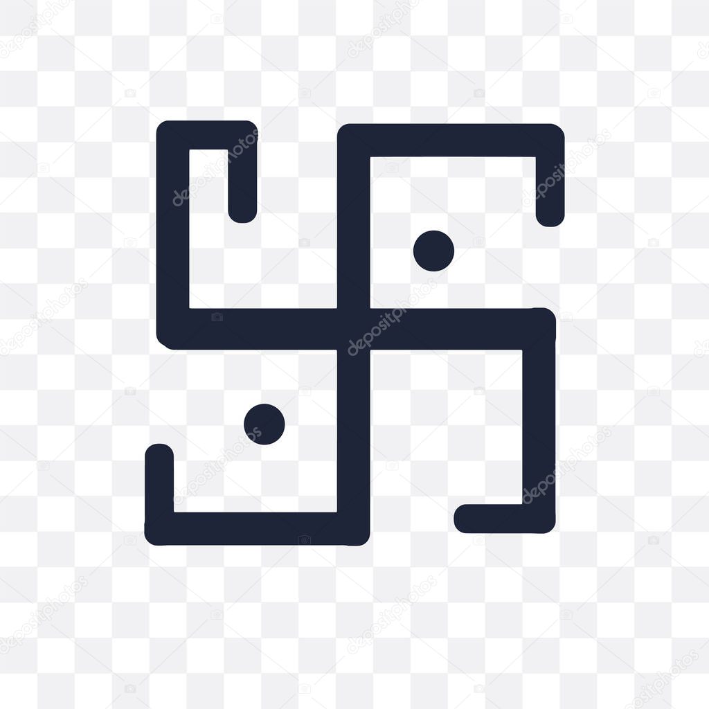 Gamalı Haç Şeffaf Simge Hindu Gamalı Haç Sembolü Tasarım Hindistan ...