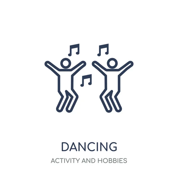Man Dancing Icon Man Dancing Linear Symbol Design People Collection ...