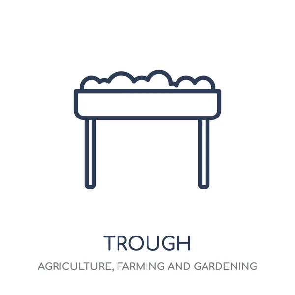 Trough Icon Trough Linear Symbol Design Agriculture Farming Gardening ...
