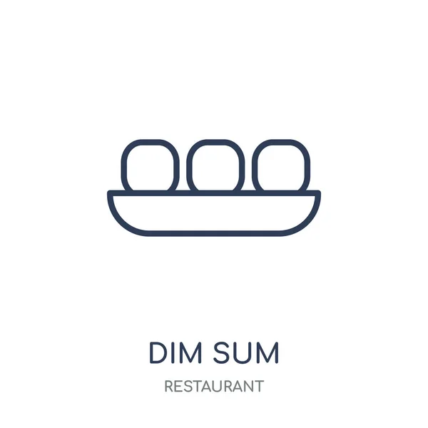 Dim Sum Icon Dim Sum Symbol Design Restaurant Collection Simple Stock ...