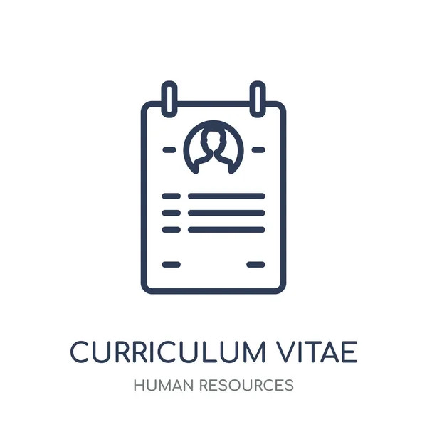 Curriculum Icon Curriculum Symbol Design Human Resources Collection ...