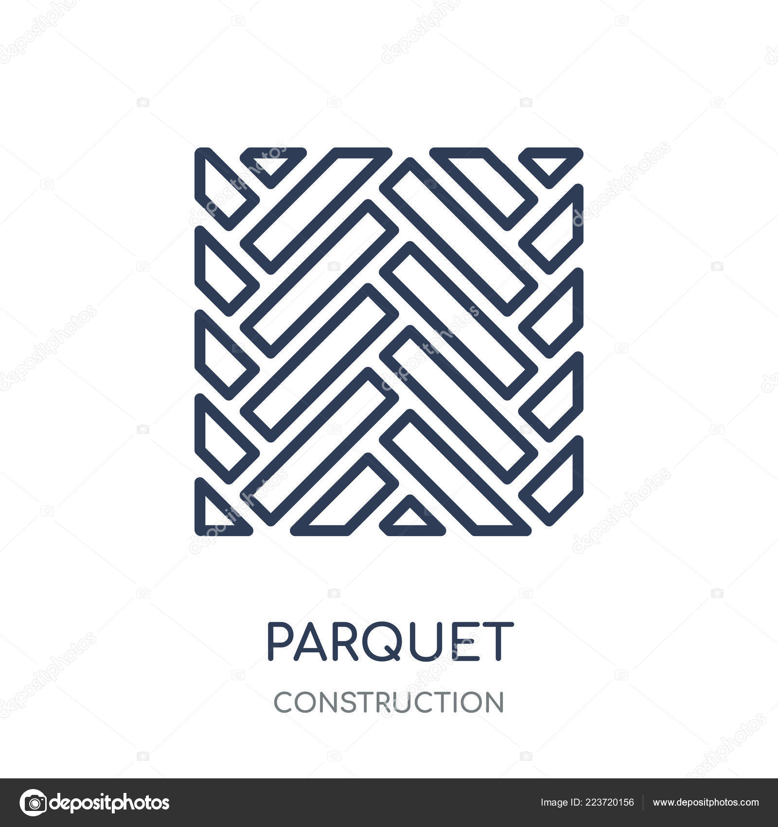 Parquet Icon Parquet Linear Symbol Design Construction Collection ...