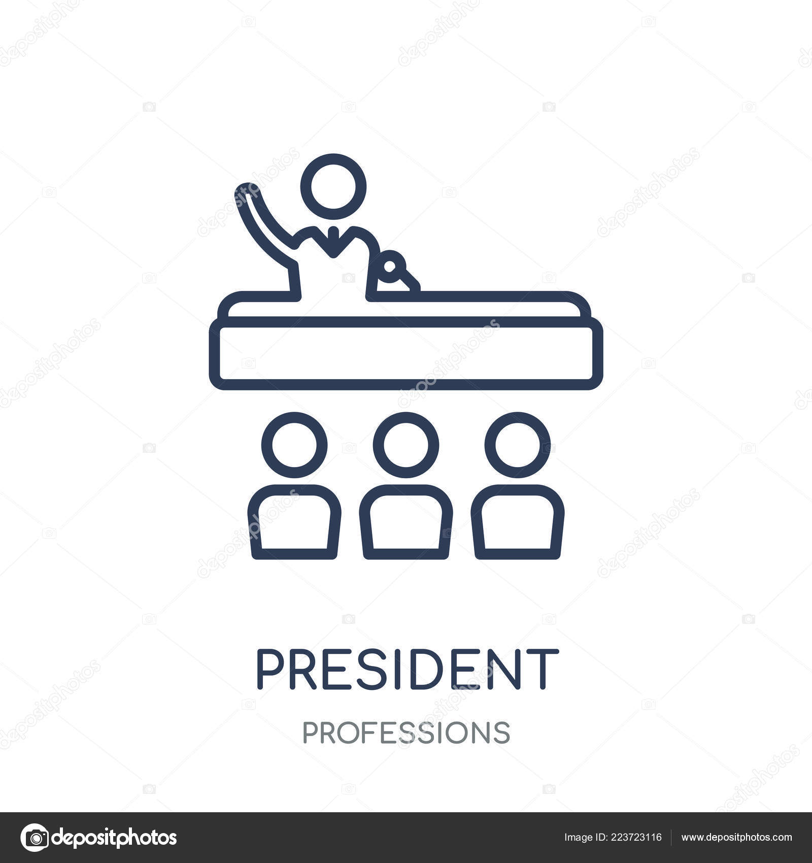 Icono Del Presidente